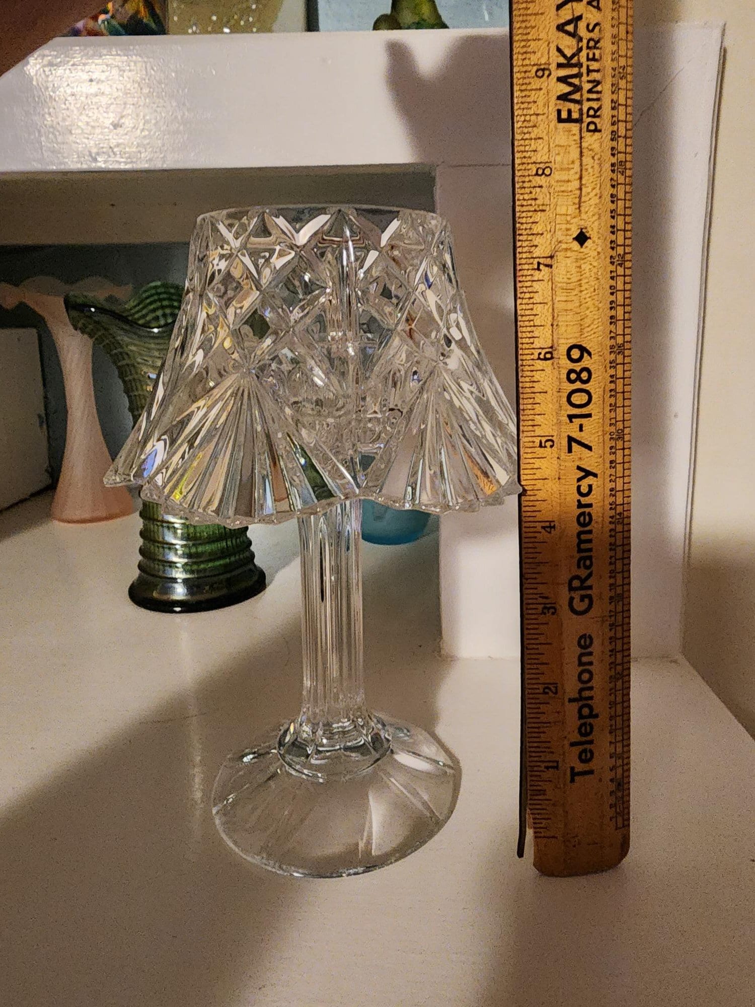 Vintage Shannon Crystal Fairy Lamp - Etsy
