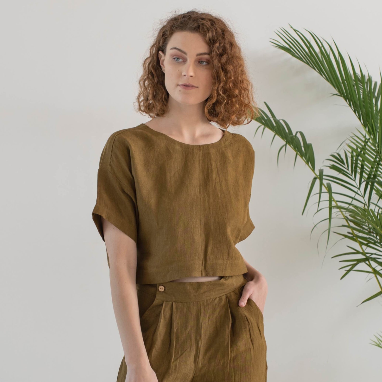 Linen Top and Pant Set for Womensustainable Linen Co-ord Set - Etsy