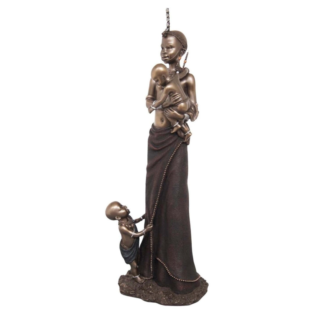 African Vintage Statue Mama Africa 'masai', Limited Edition - Etsy