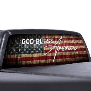 Rear Truck Window Decals 66x22'' Pickup Truck Back - Etsy