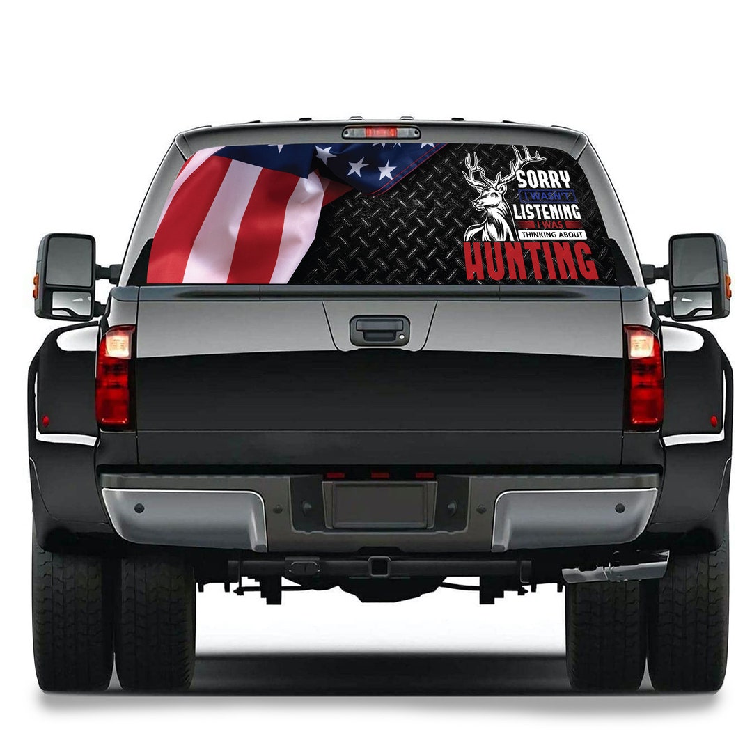Rear Truck Window Decals 66x22'' Pickup Truck Back - Etsy