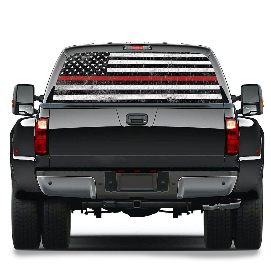 Rear Truck Window Decals 66x22'' Pickup Truck Back - Etsy