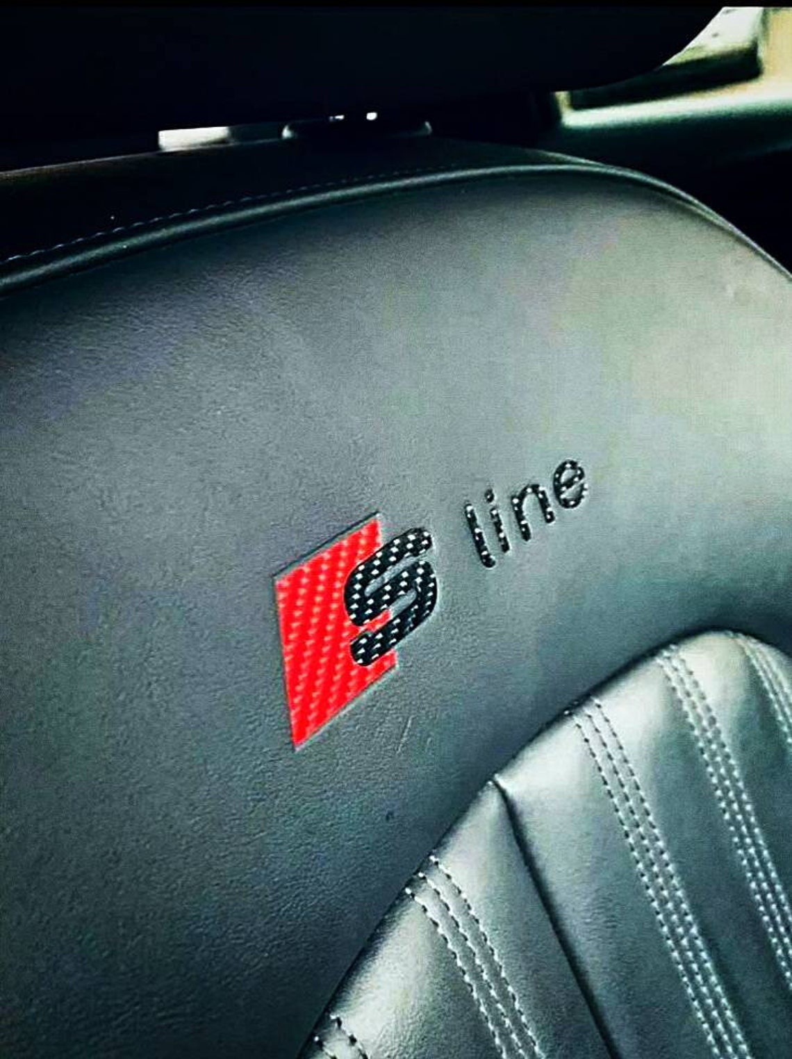 Audi S-Line Seat Decals / Emblems / Stickers | Etsy