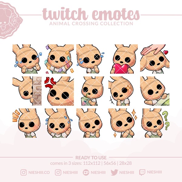 Acnh Twitch Emotes - Etsy