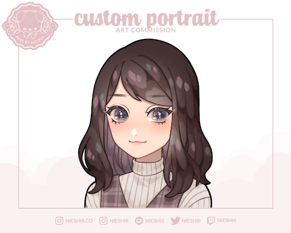 Digital Digital Art animated oc character or person portrait Drawing ...