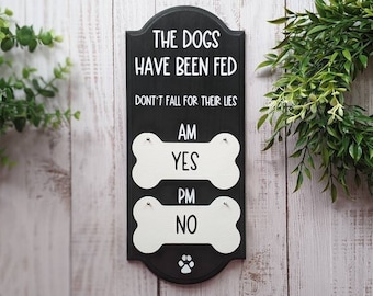 Dog Been Fed Sign - Etsy