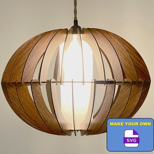 Pendant Light SVG | Lamp SVG | Svg Digital Download | Laser Part Files ...