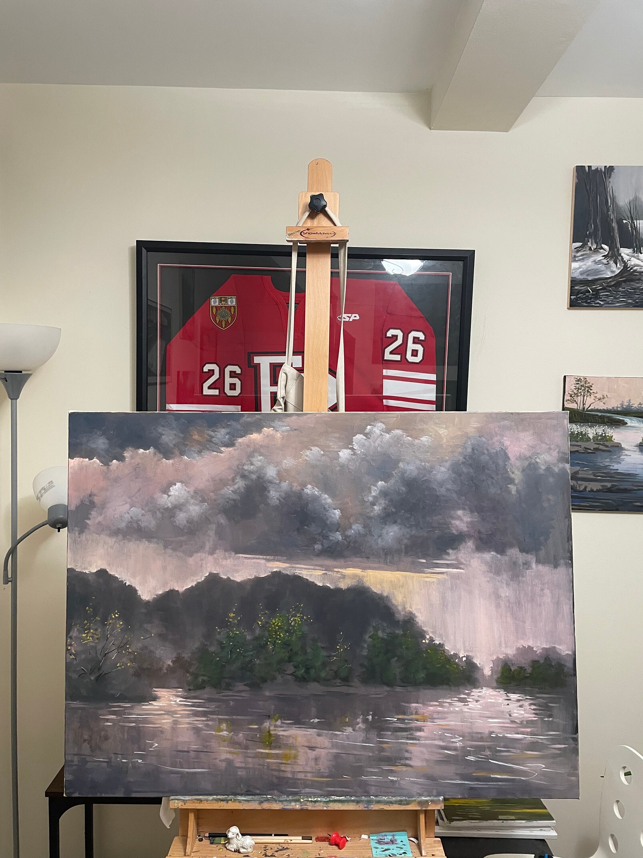 Pink Lake Reflections - Etsy