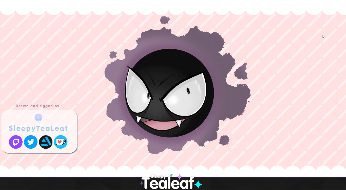 Mouse Tracked Gastly Stream Companion (with Vtuber Avatar Version!) - Etsy