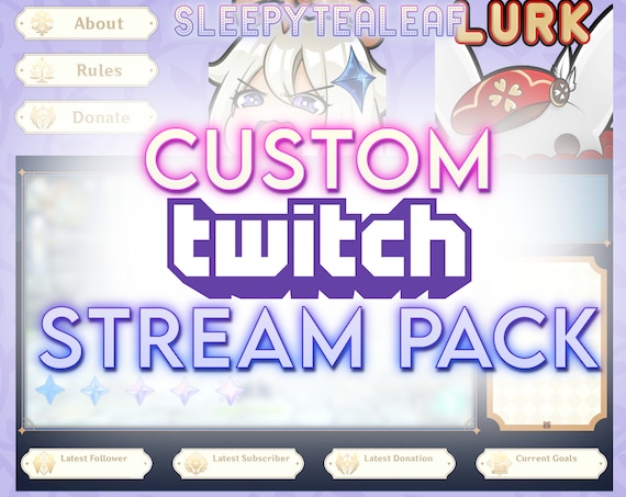 Custom Twitch Streaming Pack | Etsy