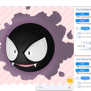 Mouse Tracked Gastly Stream Companion (with Vtuber Avatar Version!) - Etsy