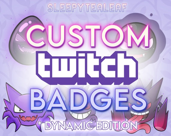 Custom Twitch Badges dynamic - Etsy