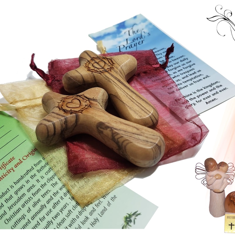 Hand Held Prayer Cross - Etsy