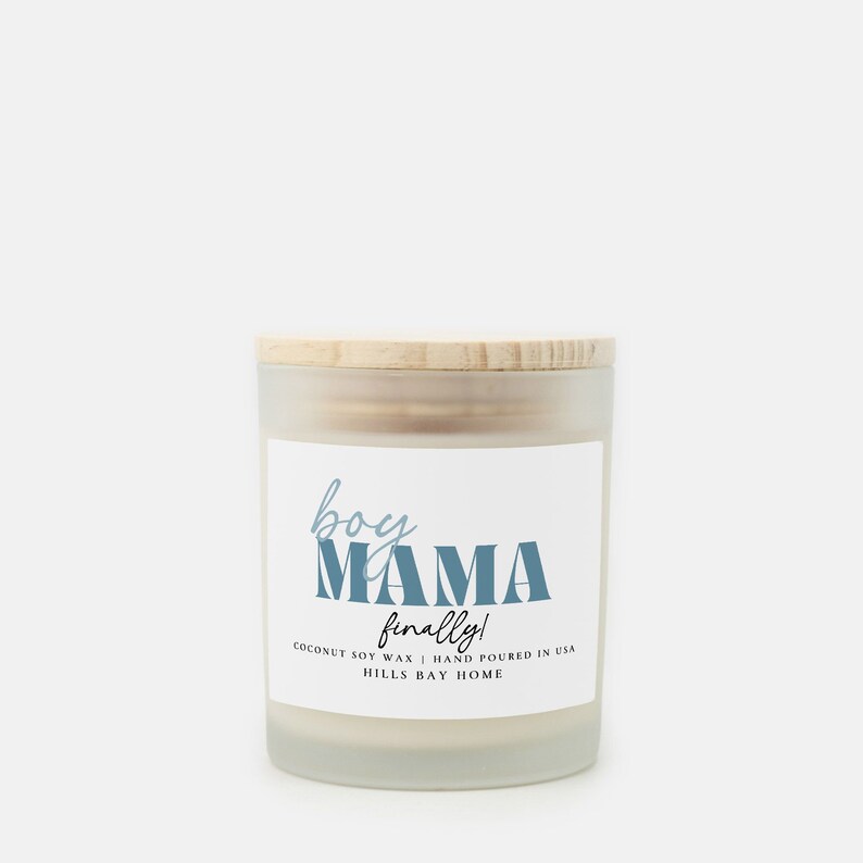 Boy Mama Candle, Postpartum Gift, New Mom Gift Basket, Expecting Mom ...