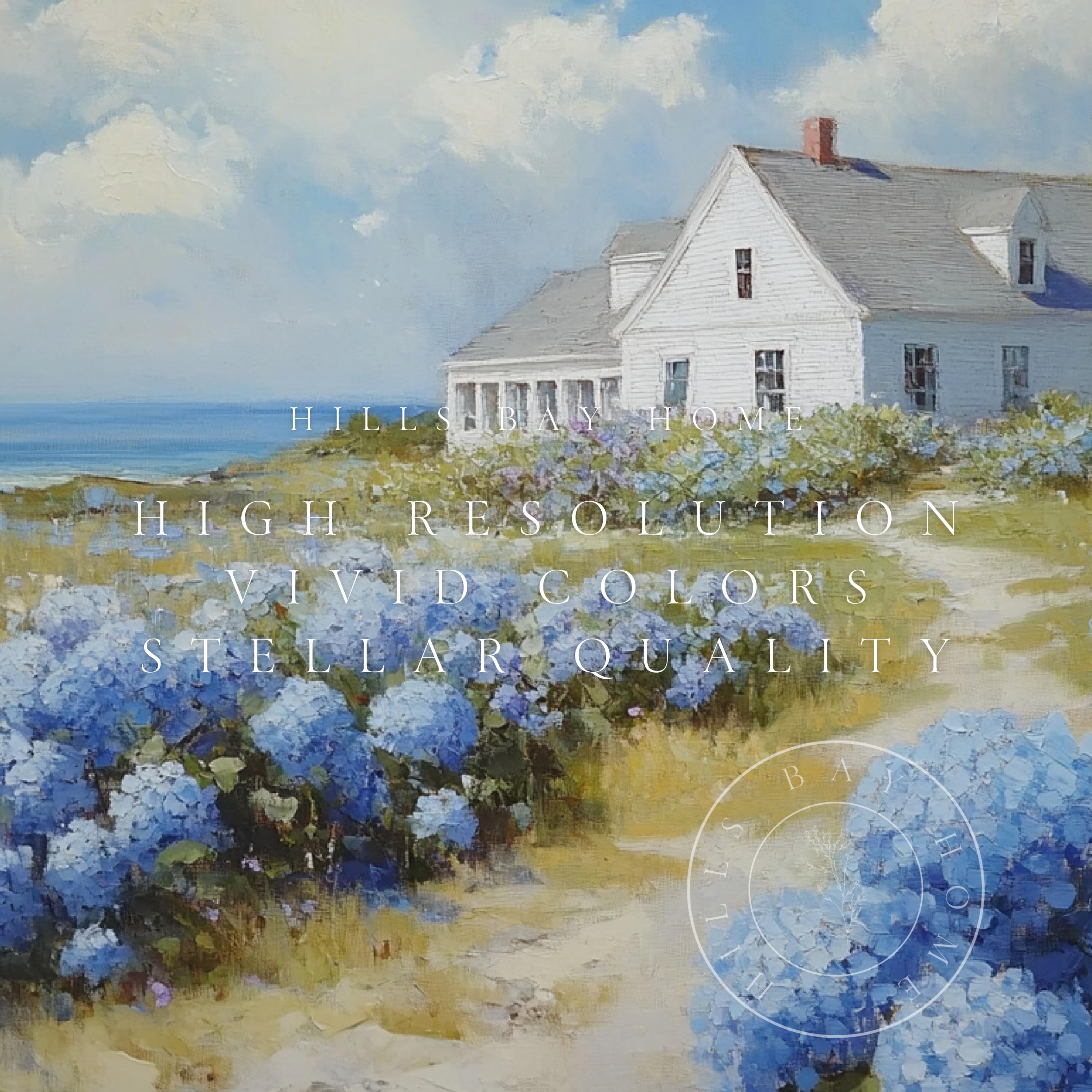 Cape Cod Frame Tv Art, Digital Download Art for Frame Tv, Spring Tv Art ...