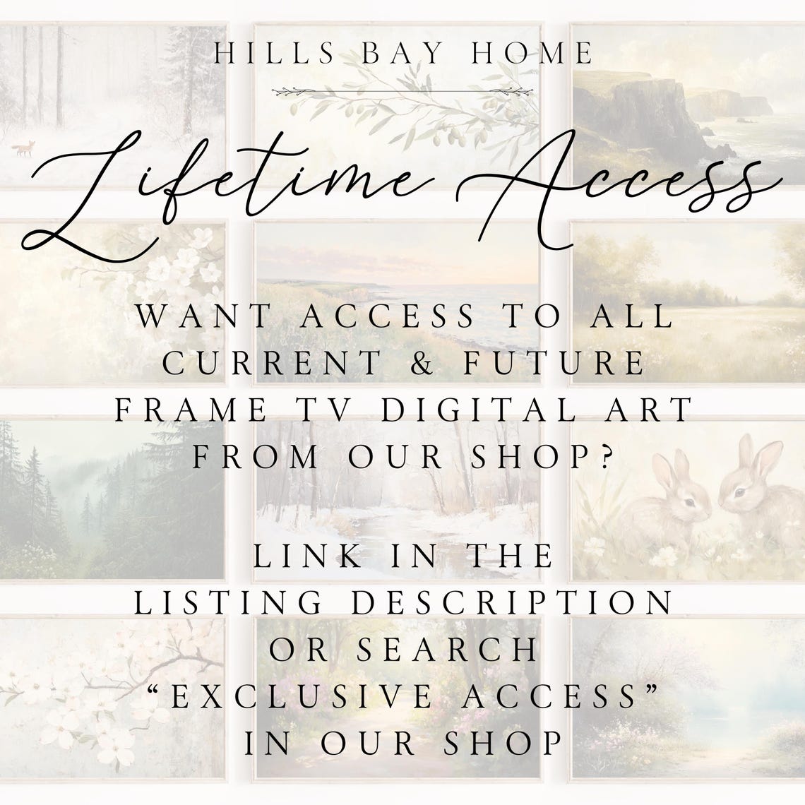 Cape Cod Frame Tv Art, Digital Download Art for Frame Tv, Spring Tv Art ...