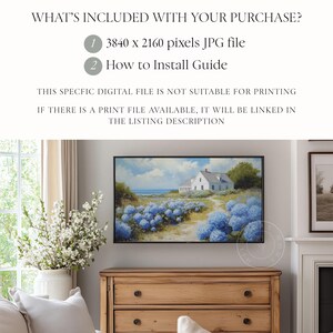 Cape Cod Frame Tv Art, Digital Download Art for Frame Tv, Spring Tv Art ...