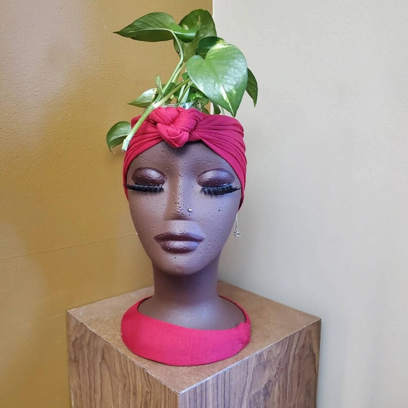 Goddess Planter With Cloth Material solid Colors - Etsy