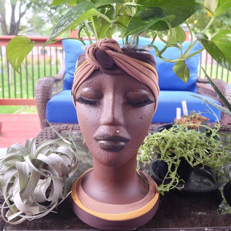 Goddess Planter With Cloth Material (solid Colors) - Etsy
