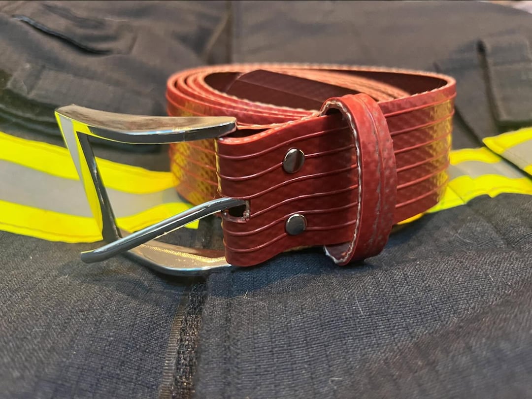 Handmade Upcycled Fire Hose Belt - Etsy