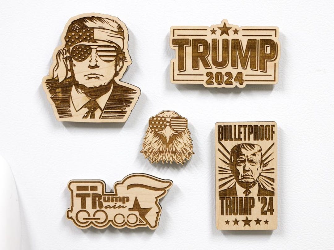 Donald Trump Maganets: the Ultimate Trump-themed Wooden Magnets! Make ...