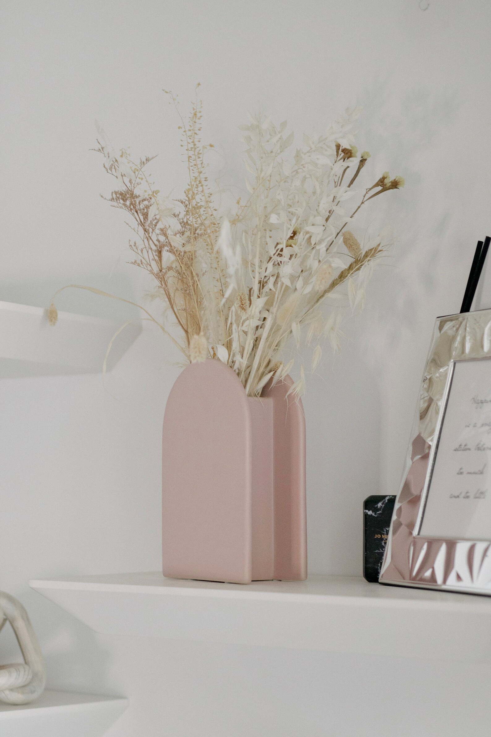 Modern Ceramic Pink Arched Vase Home Decor Ceramic Vase - Etsy