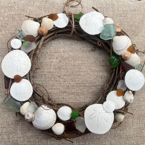 Sand Dollar Wreath - Etsy