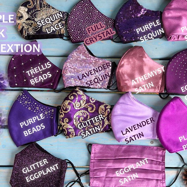 Purple Mask - Etsy