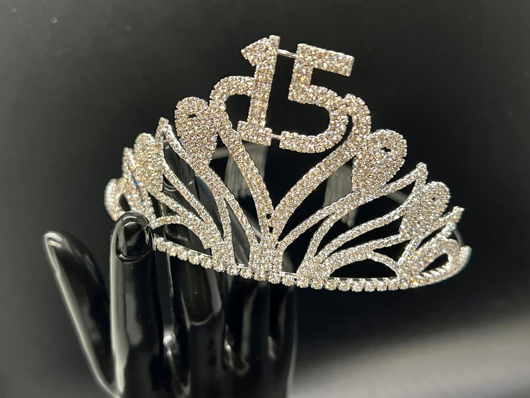 Stunning 15th Birthday Crown Celebration 15th Birthday Tiara - Etsy