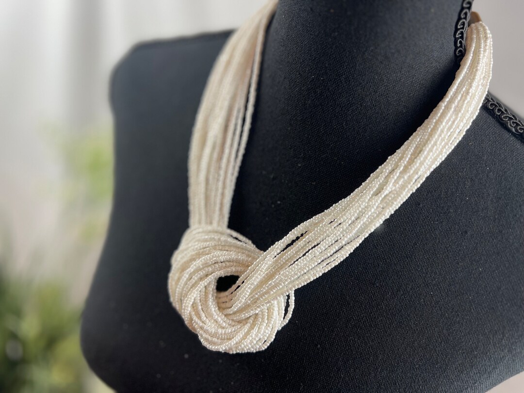 Classic Vintage Style Chokers Multi-layer Pearl/plastic/stone Necklace ...