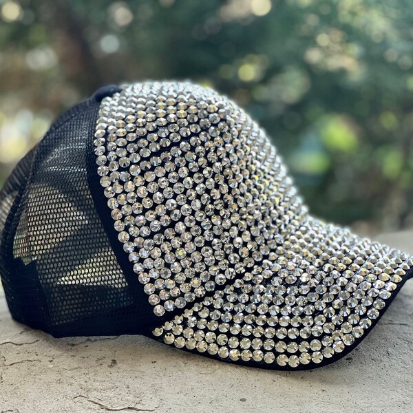 Rhinestone Cap - Etsy
