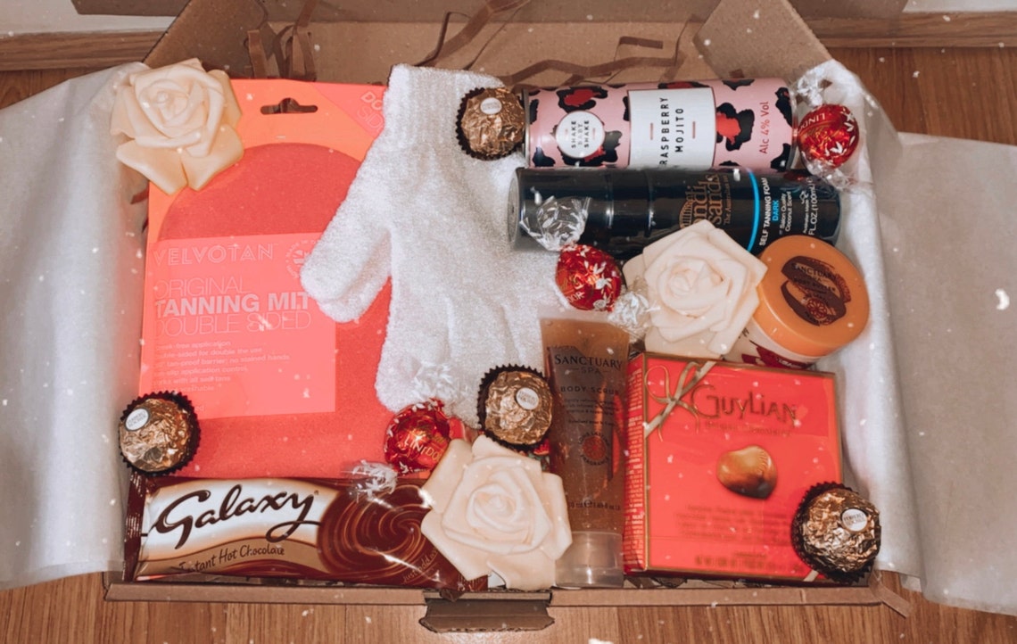 Beauty Hamper bronze Tan Box Self-care Beauty Pamper - Etsy