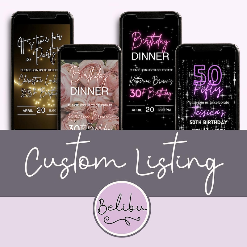 Custom Animations Video - Etsy