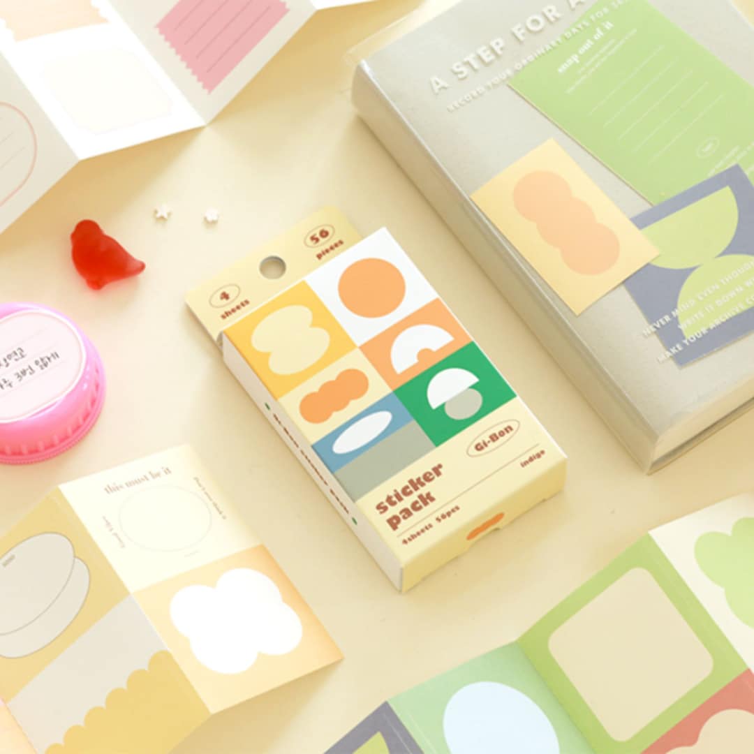 Accordion Sticker Pack Letters Sticker Pack Planner - Etsy