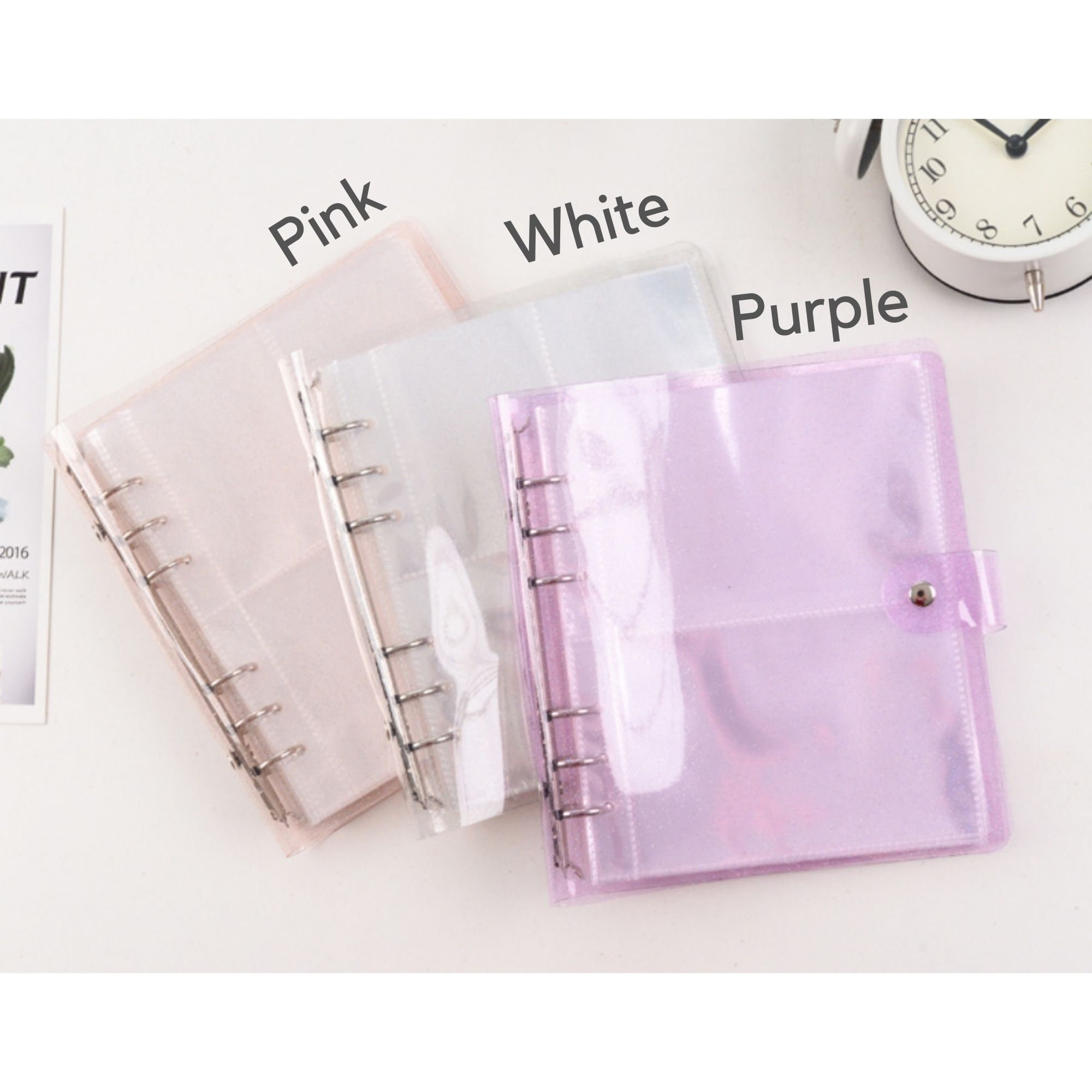 Paper Glitter Photocard Binder Cute Rabbit Instax Mini Photocard ...