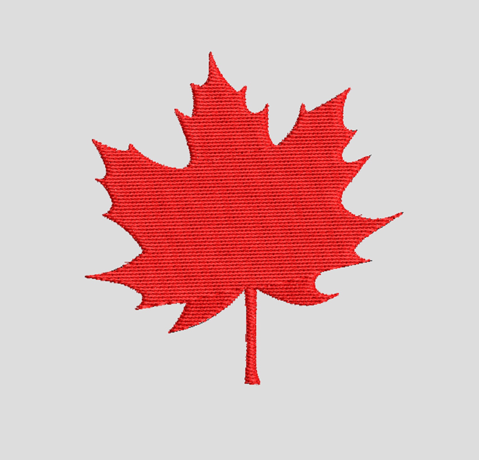 Embroidery File Canada Maple Leaf - Etsy