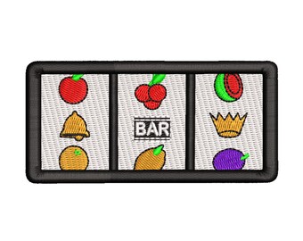 Lucky Slot Machine Embroidery Design File 2 Sizes - Etsy