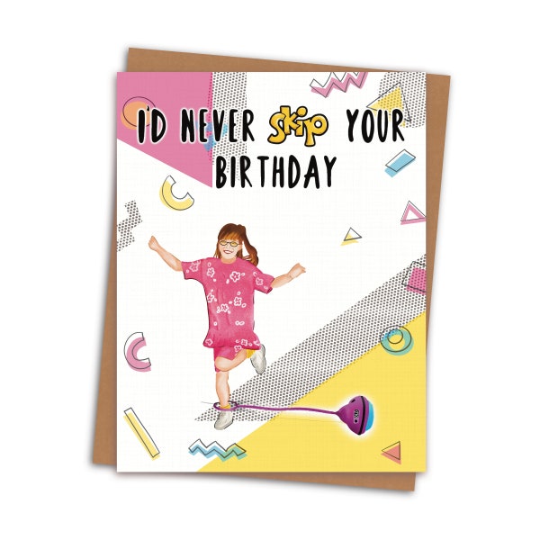Skip Birthday Card - Etsy