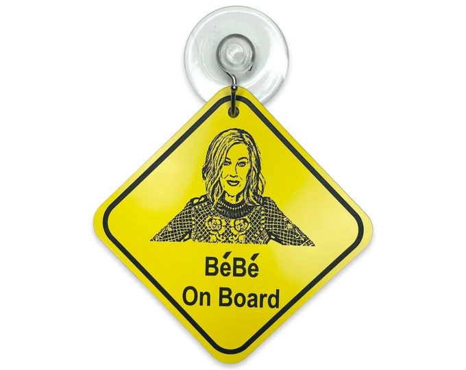 Moira Rose Bebe on Board Car Safety Sign Schitt's Creek - Etsy