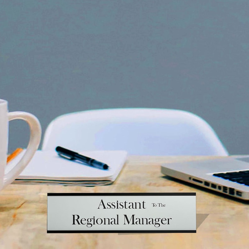 Office Manager Desk Sign - Etsy