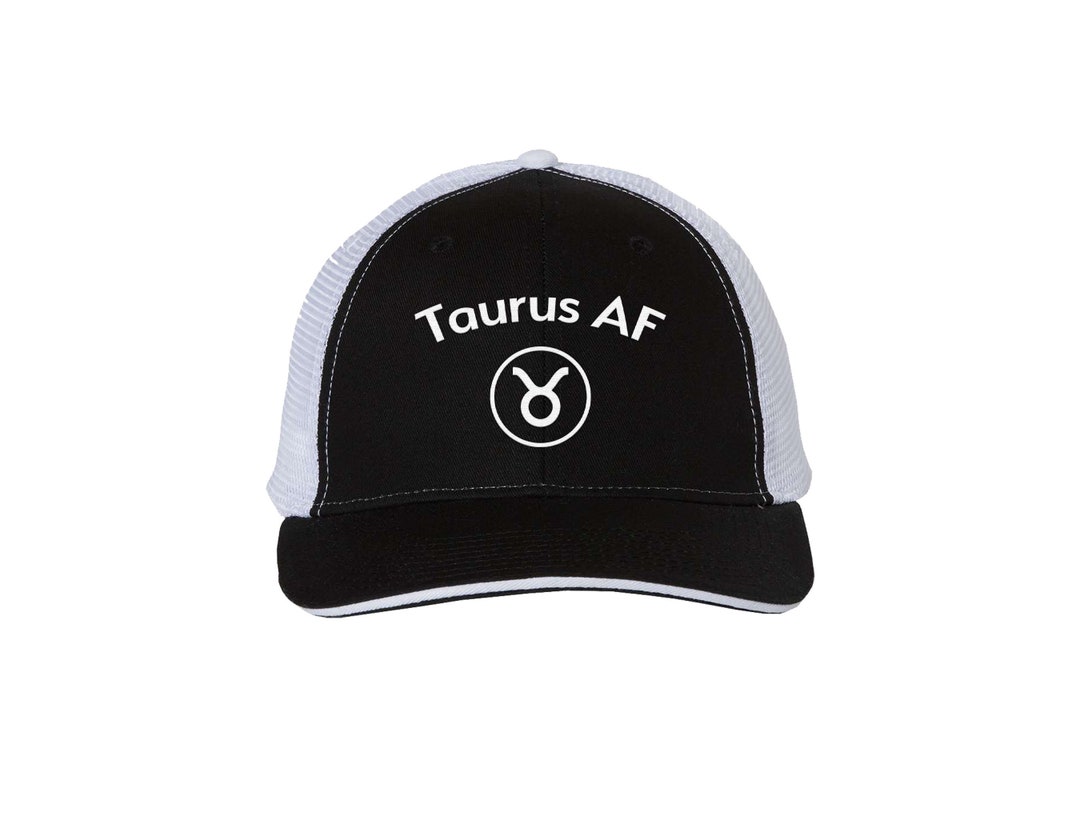 Taurus AF - Horoscope Trucker Hat, Zodiac Hat, Taurus Hat - Etsy