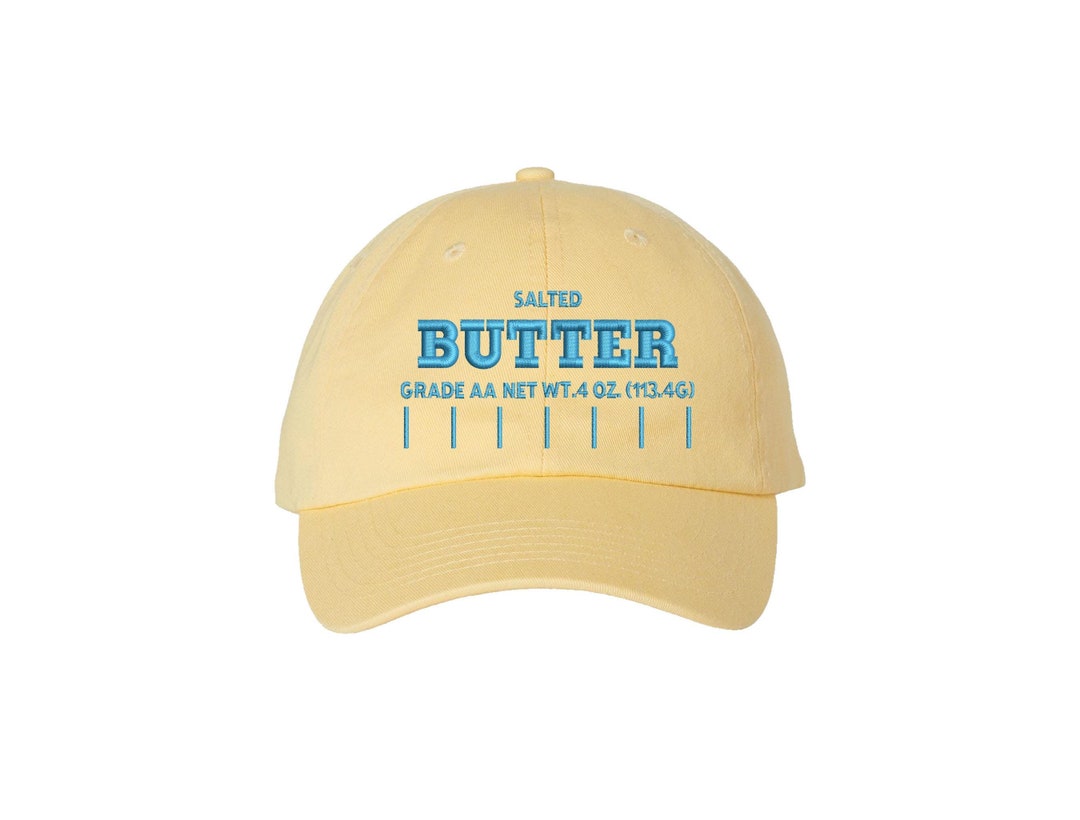 Salted Butter - A Stick of Butter, Butter Hat - Embroidered Dad Hat - Etsy