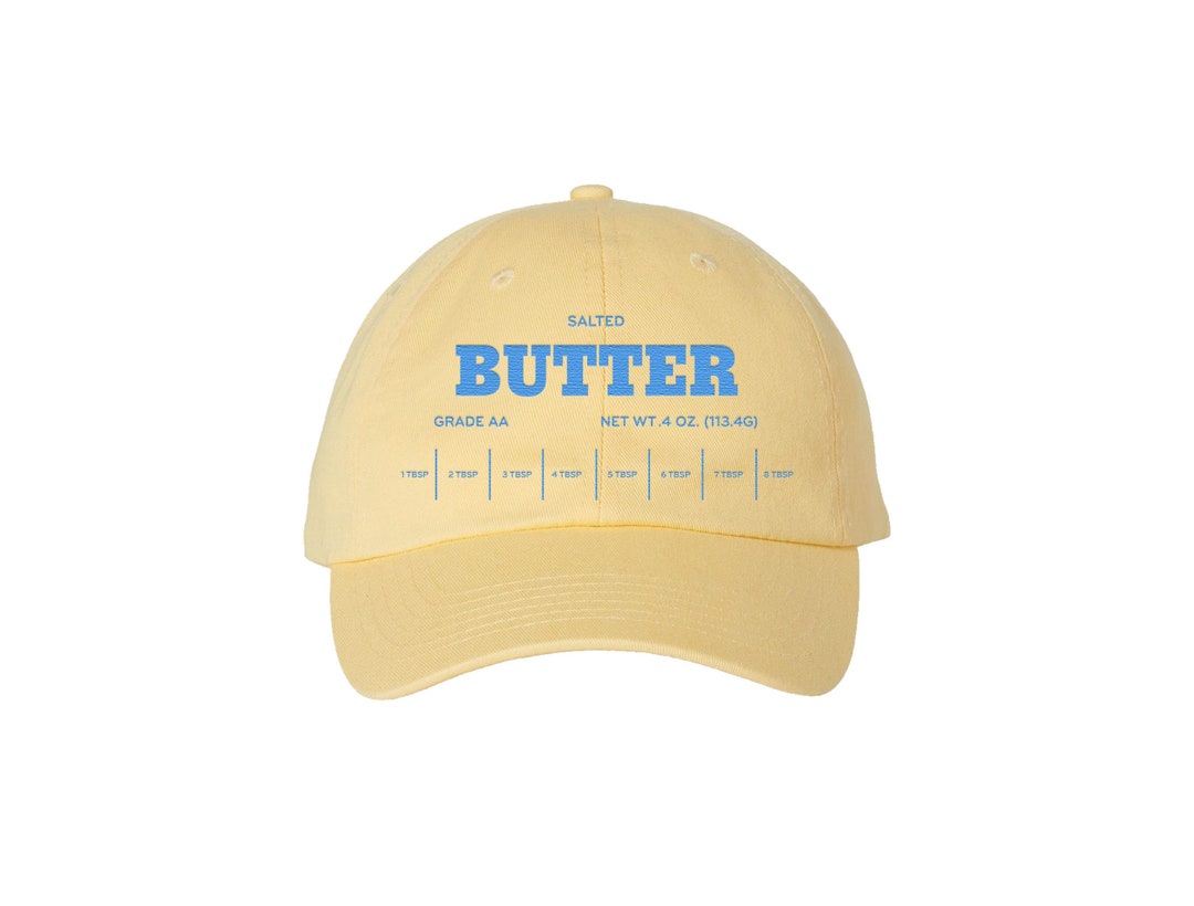 Salted Butter A Stick of Butter, Butter Hat Embroidered Dad Hat - Etsy