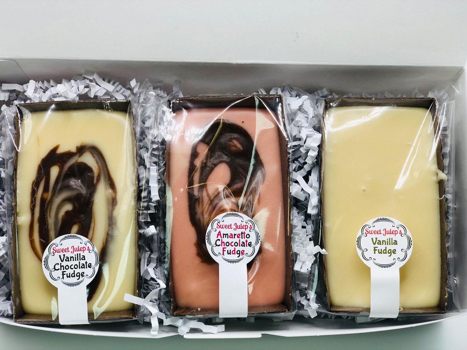 3 Piece Build Your Own Homemade Fudge Box / Triple Flavor Box - Etsy