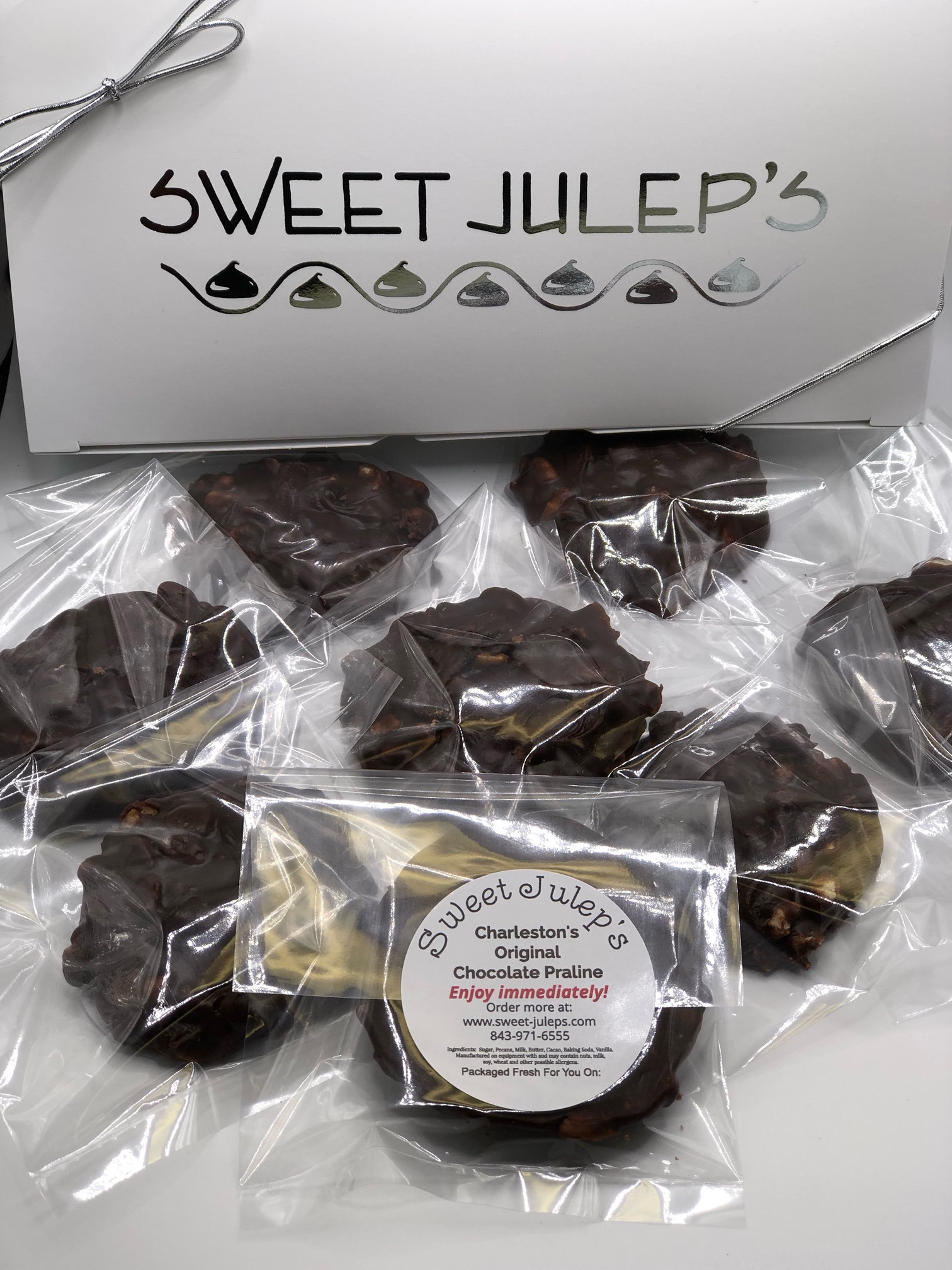 Authentic Original Chocolate Charleston Pralines Creamy - Etsy