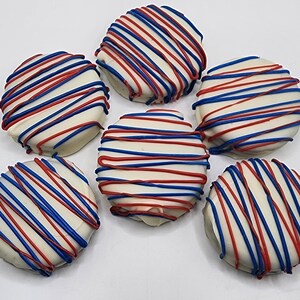 Patriotic Oreos set of 6 - Etsy