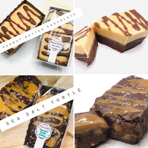 3 Piece Build Your Own Homemade Fudge Box / Triple Flavor Box - Etsy