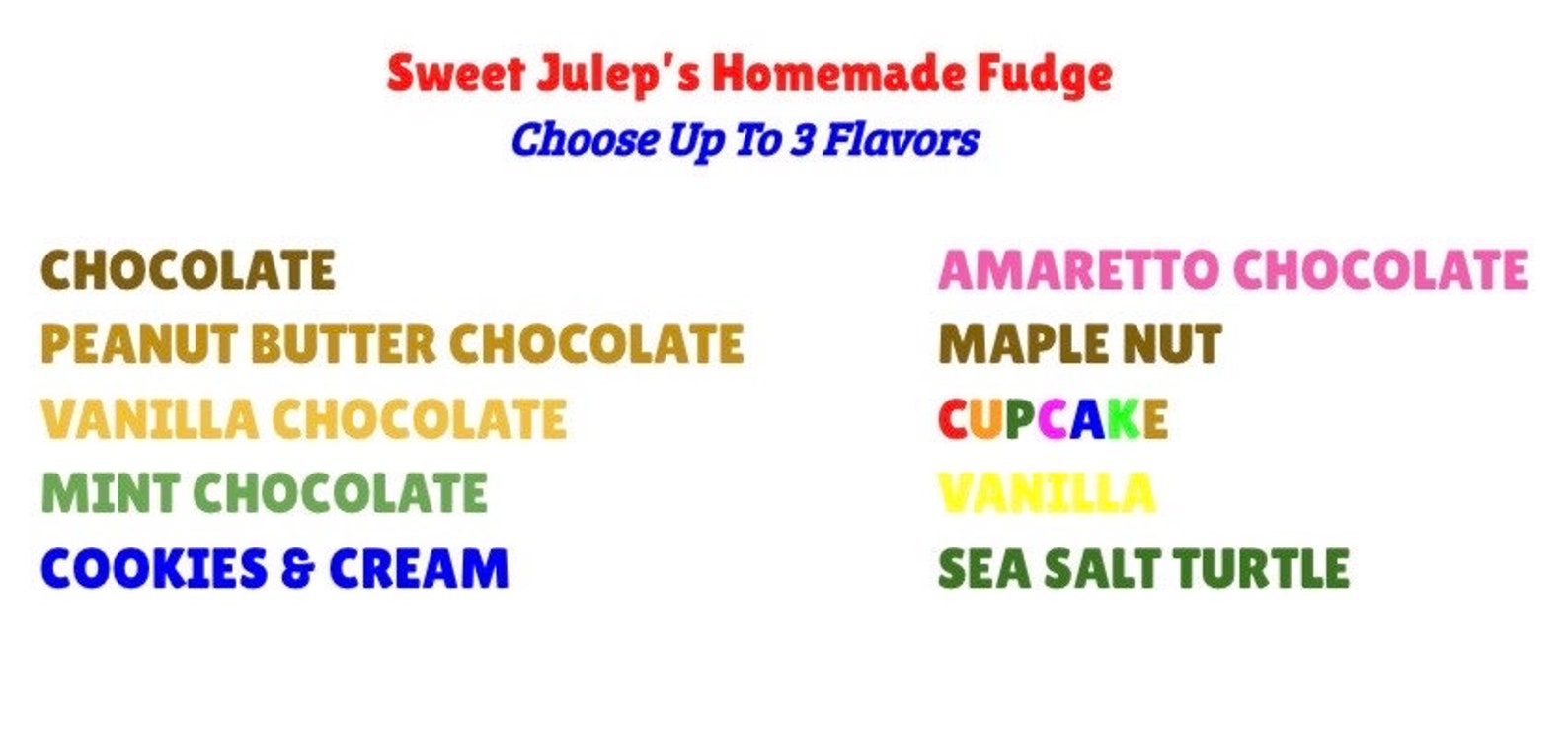 3 Piece Build Your Own Homemade Fudge Box / Triple Flavor Box - Etsy