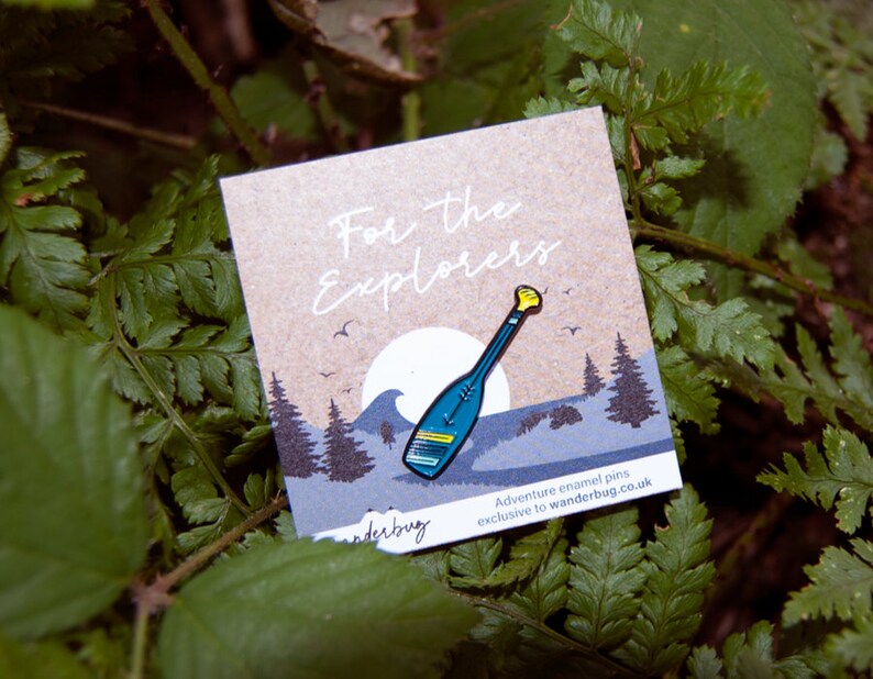 Canoe Paddle SUP Enamel Pin Badge - Etsy