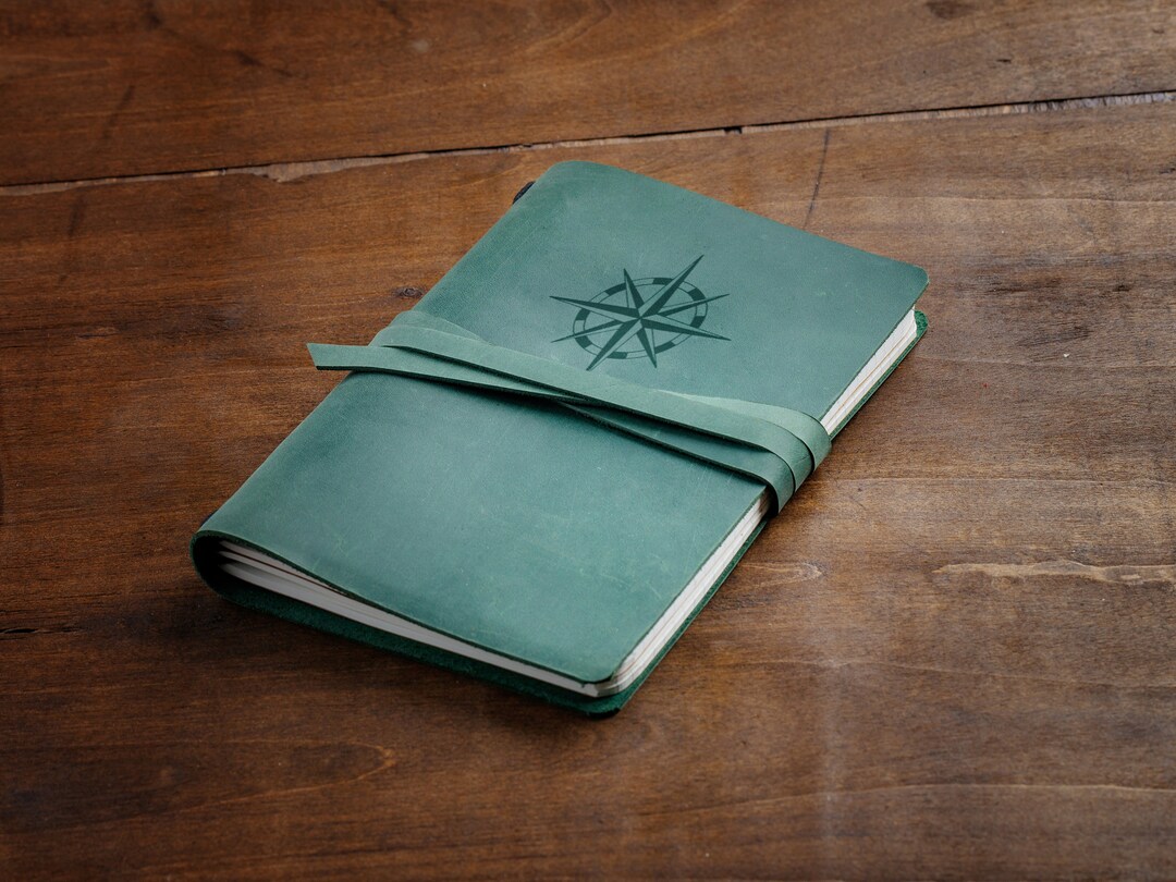 Refillable Leather Journal, Personalized Daily Journal, Leather Cover ...